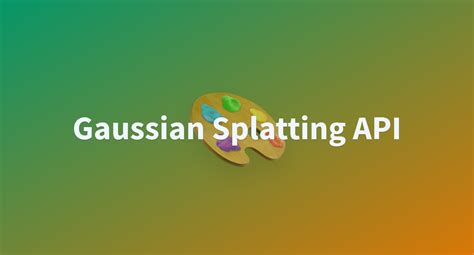 Gaussian Splatting API A Hugging Face Space By Jbilcke Hf