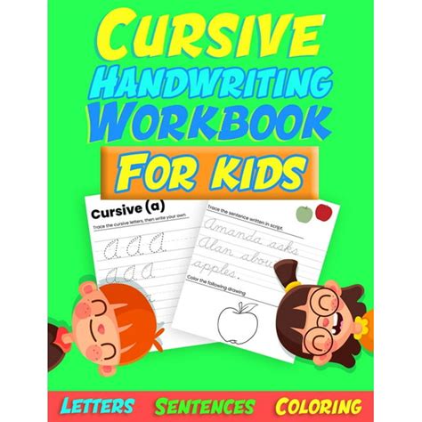 Script Cursive Coloring Pages