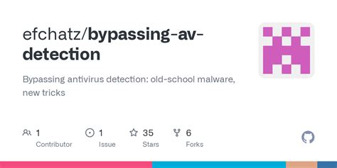 Github Efchatzbypassing Av Detection Bypassing Antivirus Detection Old School Malware New