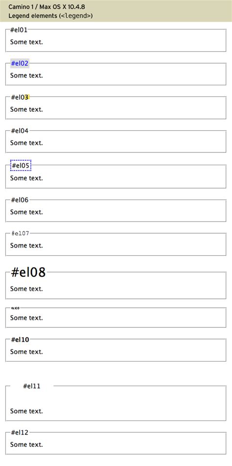 Styling Legend Elements With Css 456 Berea Street