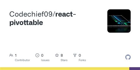 Github Codechief09react Pivottable
