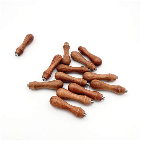 Manufacturer Beech Through Hole Solid Wood Hardware Handle Black Walnut