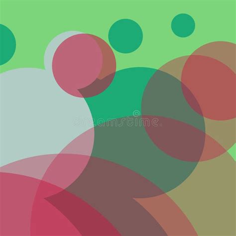 Colorful Flat Spot Simple Abstract Circles Bubble Business Background Design Stock Illustration