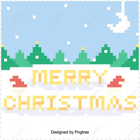픽셀 아트 크리스마스 이미지 사진 및 Png 일러스트 무료 다운로드 Lovepik