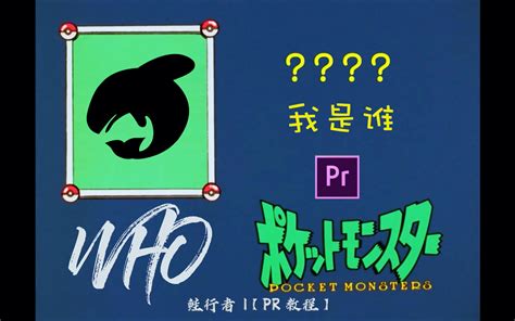 神奇宝贝，我是谁模板