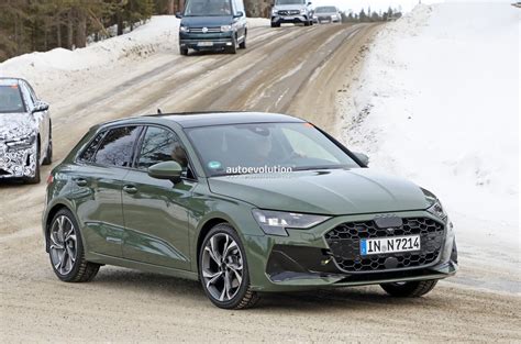 Facelifted Audi A3 Goes Commando In The Snow Looks The Same But