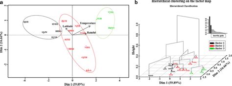 Multiple Factor Analysis Mfa And Hierarchical Clustering Performed On