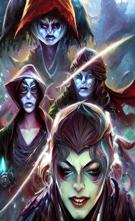 The Witches Coven By Serendigity Art On Deviantart