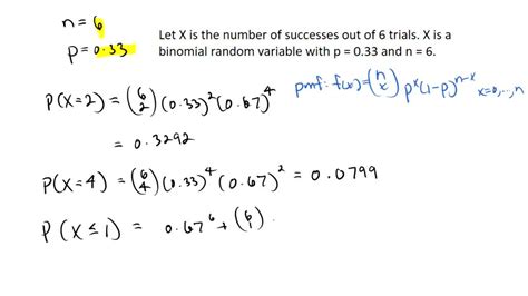 Solved Select All That Are Possible The Bernoulli Trial Of Which Is A