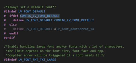 The Default Font Is Always Lv Font Montserrat 14 · Issue 2702 · Lvgl Lvgl · Github