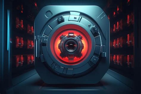 Premium Ai Image Cybersecurity Technology Abstract Conceptual Background In Dark Colors