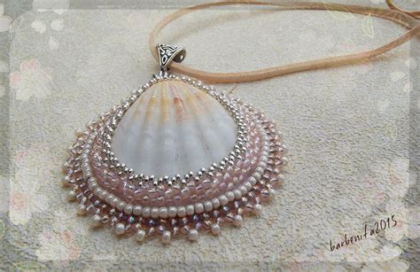 Pin By Mia Frey On Shells Beaded Embroidery Bead Work Jewelry Crafts