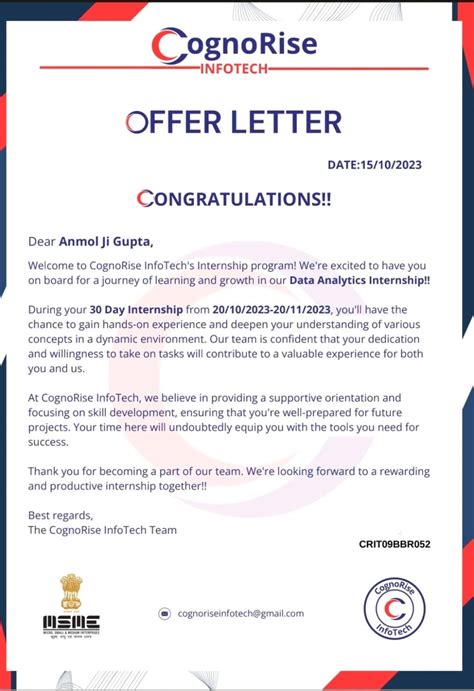 Anmol Ji Gupta On Linkedin Cognorise Dataanalyticsintern