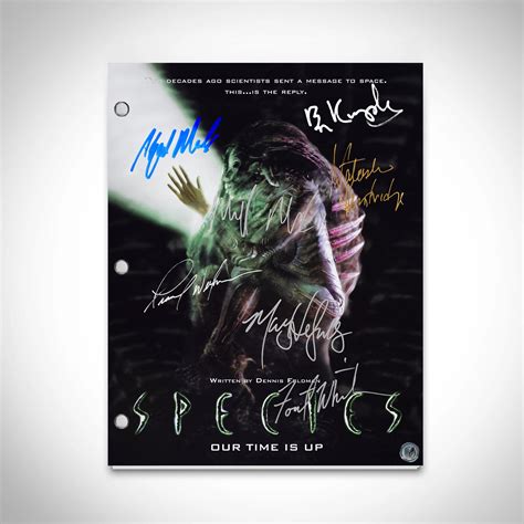 Species Script Limited Signature Edition Rare T