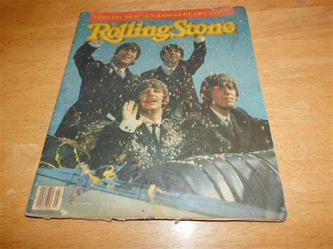 The Beatles 1984 Rolling Stone Magazine Vintage 80s Music The