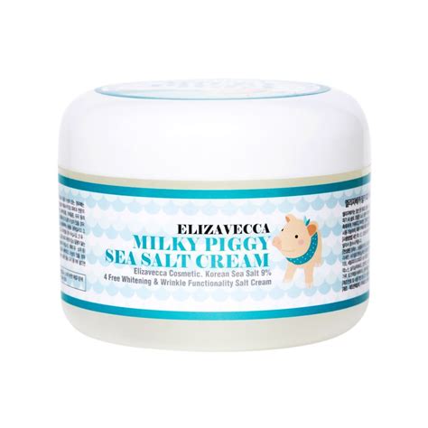 Elizavecca Milky piggy sea salt cream Омолаживающий крем с морской солью