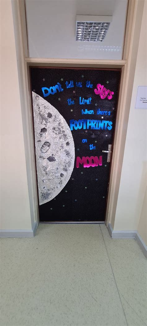 Space Themed Classroom Door Display