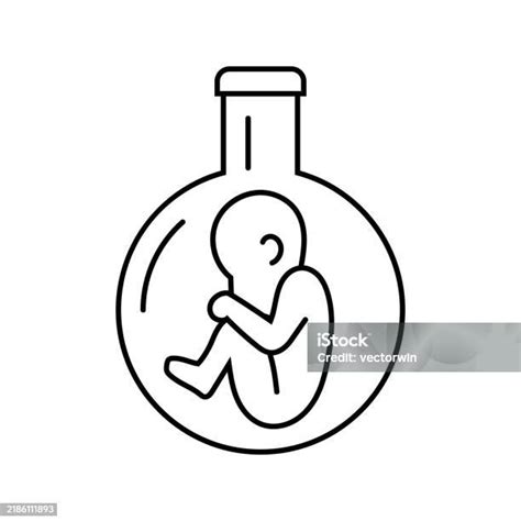 Dna 유전 공학 선 아이콘 벡터 일러스트 레이 션과 인간 0명에 대한 스톡 벡터 아트 및 기타 이미지 0명 Dna 공학 Istock