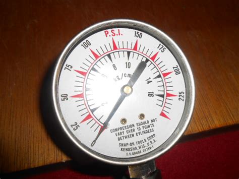 Vintage Snap On Compression Tester Sold The Hamb