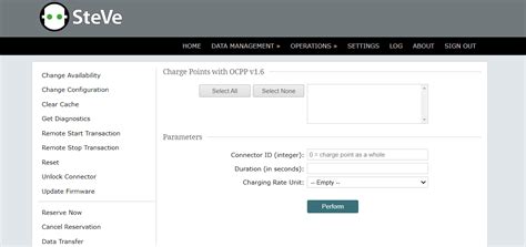 charge point configuration · issue 873 · steve community steve · github