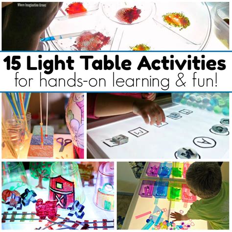 15 Light Table Learning Activities Where Imagination Grows