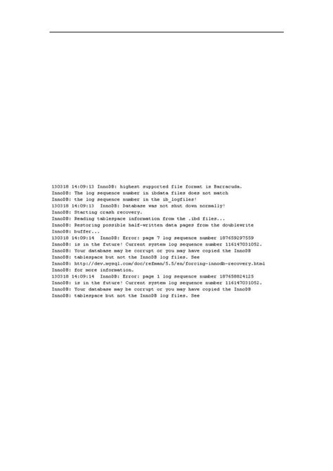 挽救Mysql之宕机恢复 服务器 or Mysql服务宕机 pdf 墨天轮文档
