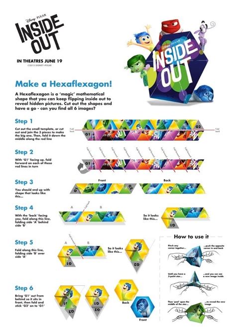 Inside Out Crafts And Games Printables From Disneys Pixar