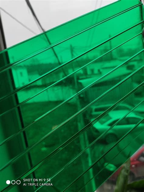Профилированный поликарбонат 1.3мм 2*1,05м Borrex трапеция (без пленки ...