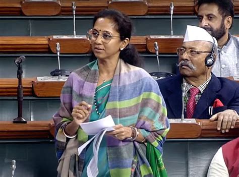 Ncp Mp Supriya Sule Speaks In The Lok Sabha