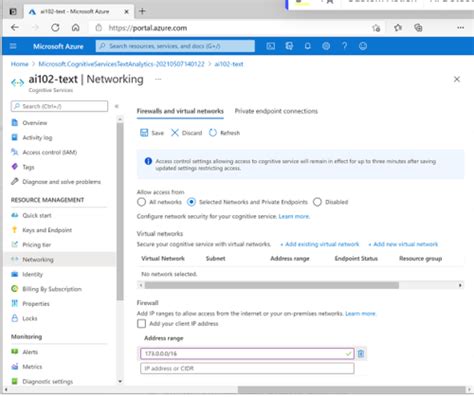 Microsoft Week1 Module2 Of 6 Securingazureaiservices Flashcards Quizlet