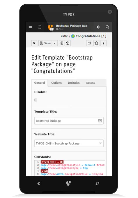 Congratulations Typo3 Cms Introduction Package