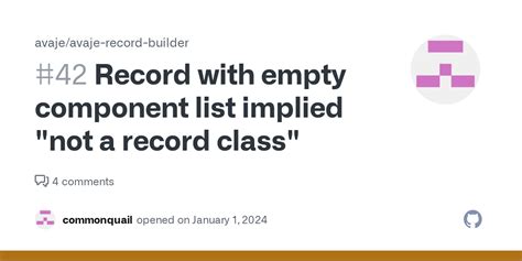 Record With Empty Component List Implied Not A Record Class Issue