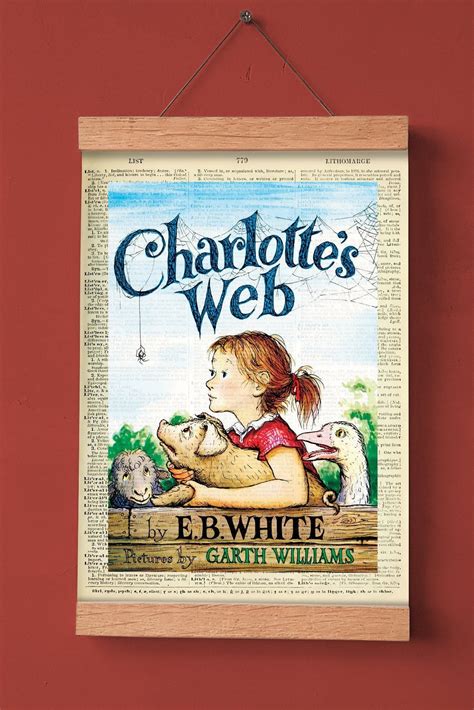 Charlottes Web Back Book Cover Charlottes Web