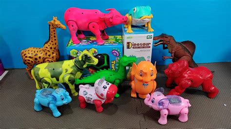 รีวิวของเล่นก็อตจิ ไดโนเสาร์ใส่ถ่าน วัว ช้าง ยีราฟ ควาย คิงคอง กบ Dza999 Youtube