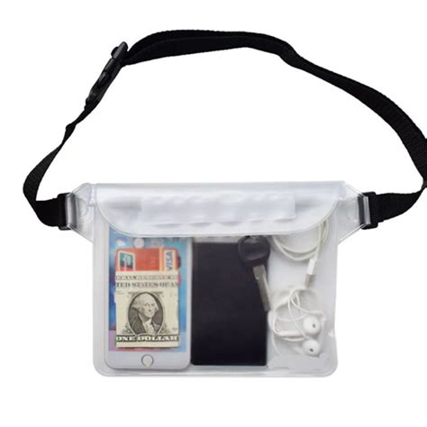 워터밤 투명 방수 가방 힙색 Pvc 흠뻑쇼 방수팩 크로스백 물놀이 허리 크로스가방