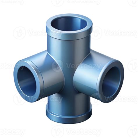 Magnificent Vintage Cross Section Of A Pipe Fitting Clean Lines Minimal Symmetrical With