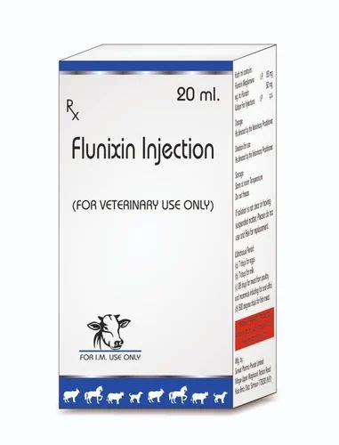 20ml Flunixin Injection At Rs 150 Veterinary Injection In Panchkula Id 2852636504055