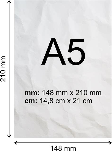 Format A5 Wymiary I Rozdzielczość 148 Mm X 210 Mm