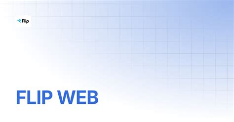 Flip Web User Manual