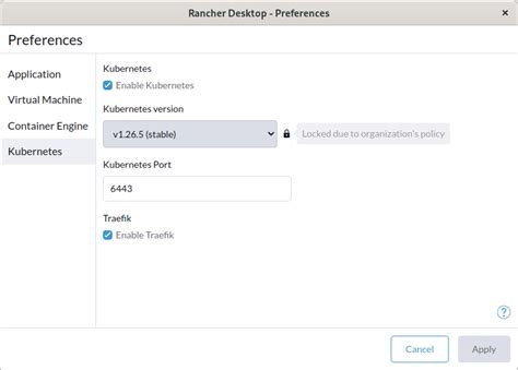 Deployment Profiles Rancher Desktop Docs