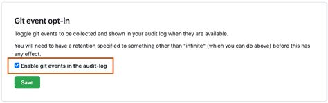 Configuring The Audit Log For Your Enterprise Github Enterprise