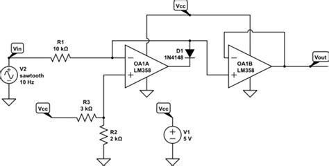 Operational Amplifier What Op Configuration Would Implement This Behavior Electrical