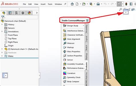 How Do I Manipulate The Solidworks Interface
