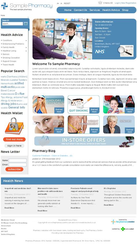 Welcome To Sample Pharmacy V01