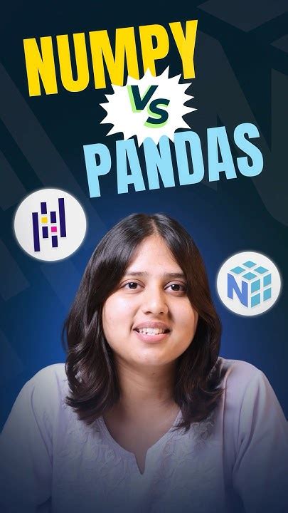 🔥numpy Vs Pandas Explained Numpy And Pandas Key Differences Intellipaat Shorts Youtube