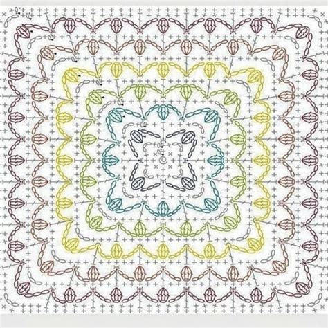 5 Beautiful Crochet Square Diagrams For Your Next Project Manual Crafts