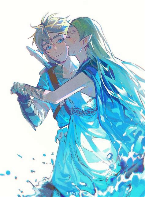 Safebooru 1boy 1girl Artist Name Blonde Hair Blue Cape Blue Eyes Blue