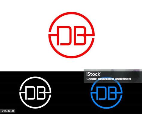 Db 원 모양 편지 디자인 0명에 대한 스톡 벡터 아트 및 기타 이미지 0명 개념 개념 기호 Istock