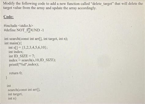 Modify The Following Code To Add A New Function