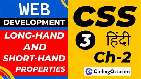 Ch 2 Longhand Shorthand Property
